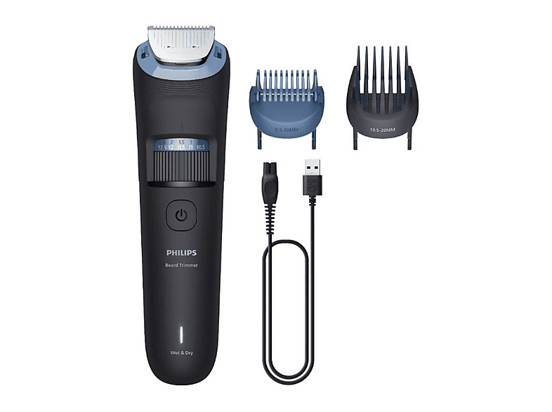 PHILIPS BT3665/15, Wet & Dry, 2 attacchi pettine, Autonomia 80 Min ...