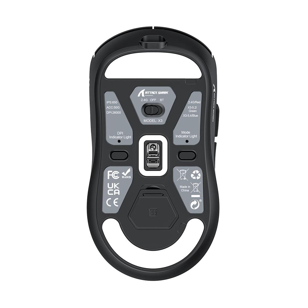 ATTACK SHARK X3 Superlight 1000 Hertz Wireless Gaming Mouse Siyah Fiyat ...