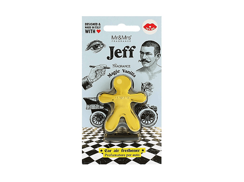 MR&MRS FRAGRANCE Jeff Chrome Magic Vanilla | Autogeruch Lufterfrischer ...