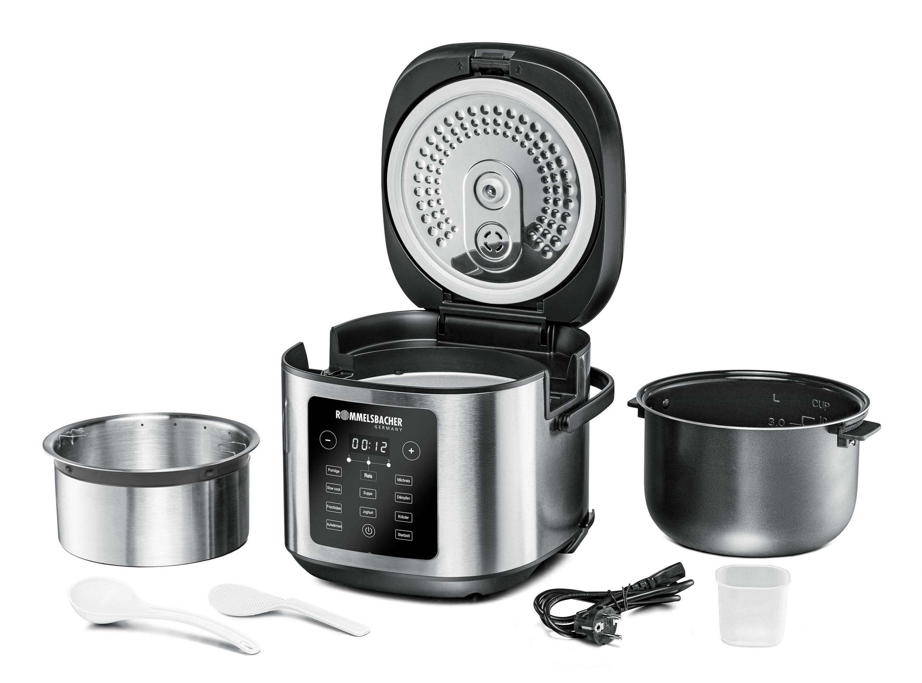 CUOCIRISO ELETTRICO ROMMELSBACHER MRK 950, Capacità 5L, Funzione Timer ...