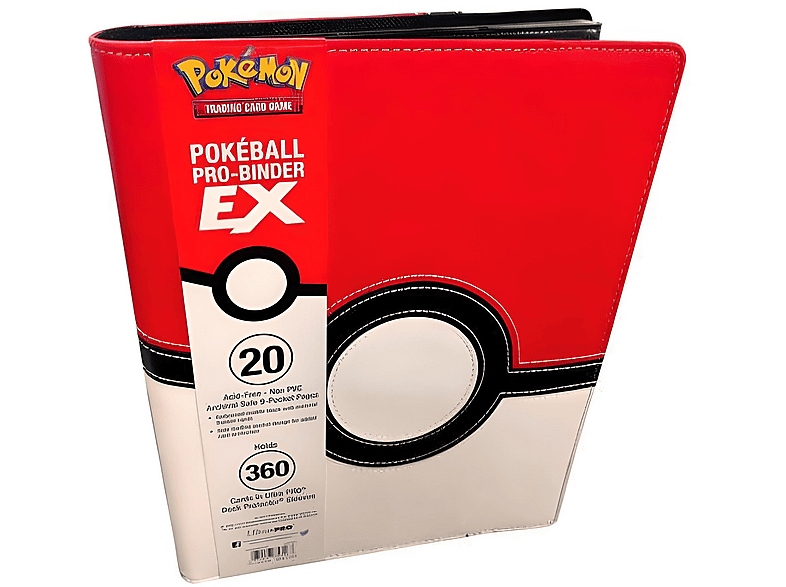 ULTRA PRO Pokémon 9-Pocket PRO-Binder EX | Pokeball Gesellschaftsspiel ...