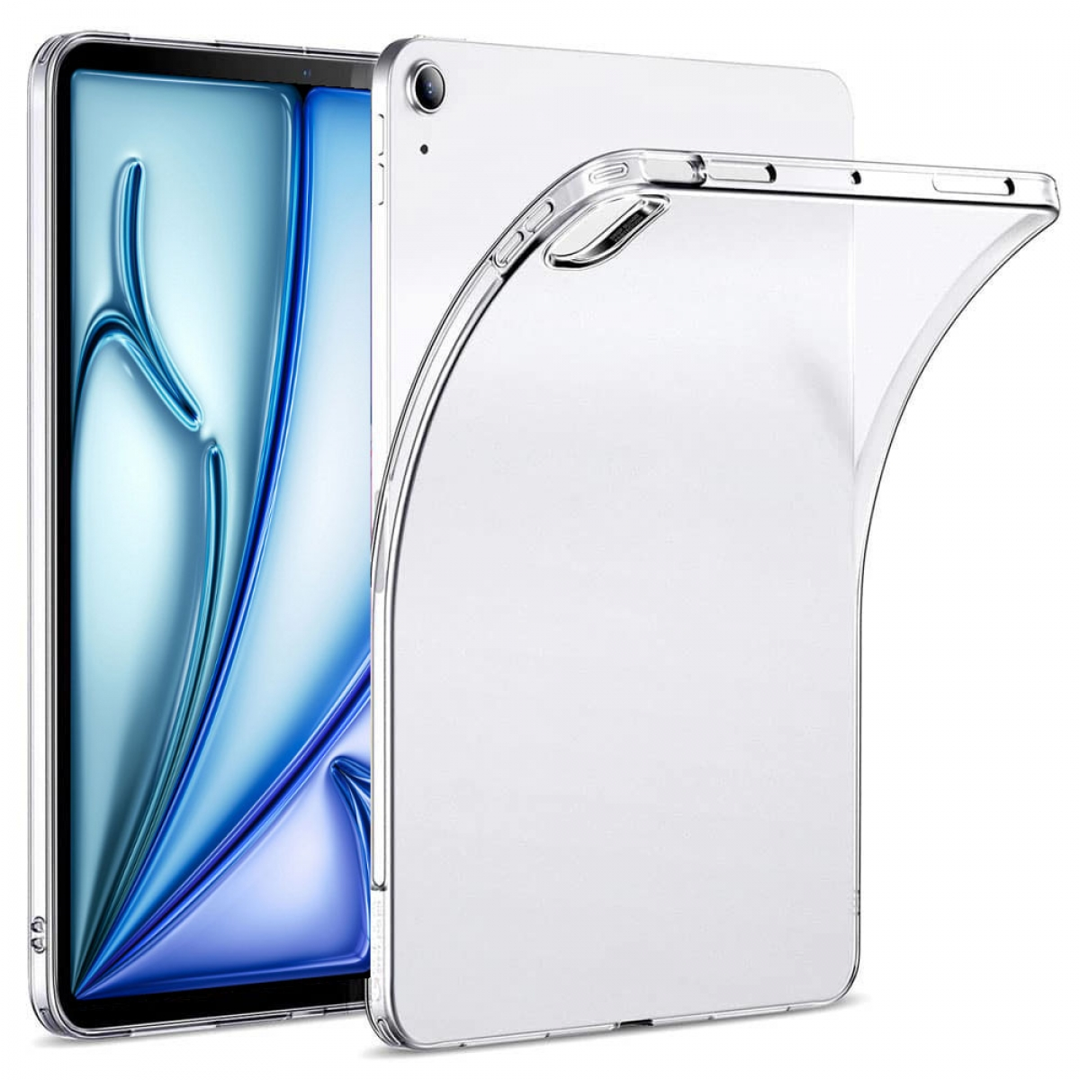CASEONLINE Clear Tablethülle Backcover für Apple Silikon, Transparent ...