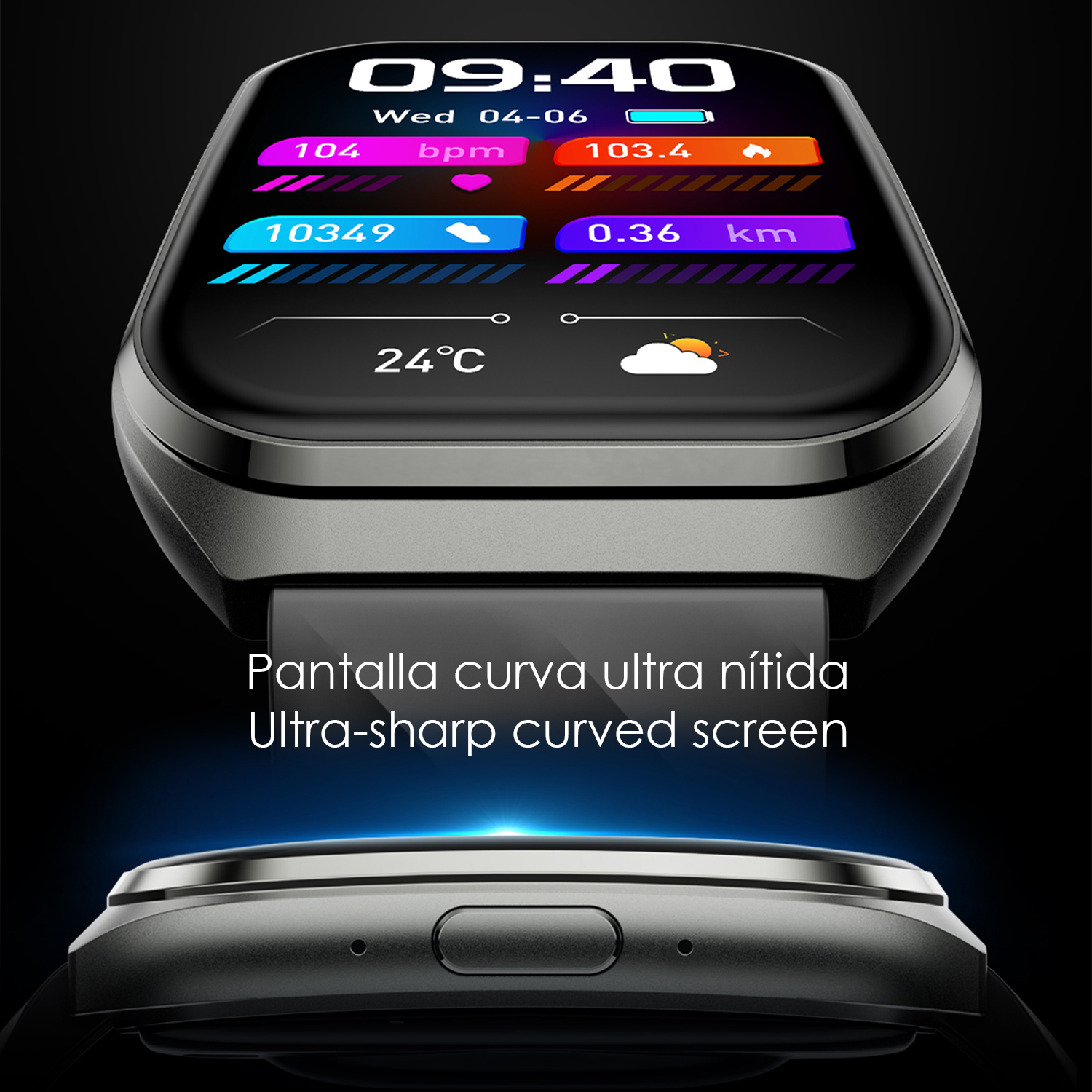 Smartwatch | DAM DMBB0095C94CM, Plata | MediaMarkt