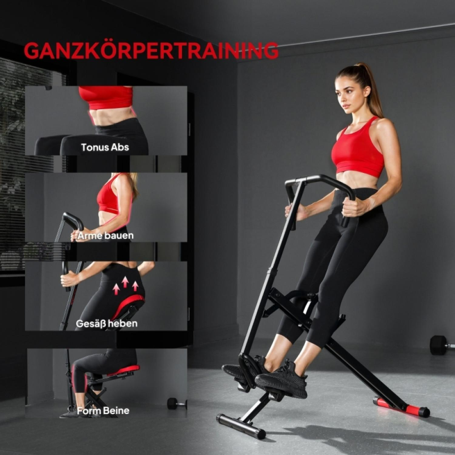 KITTECH Trainingsmaschine,Verstellbar,Pedale,Klappbar ...