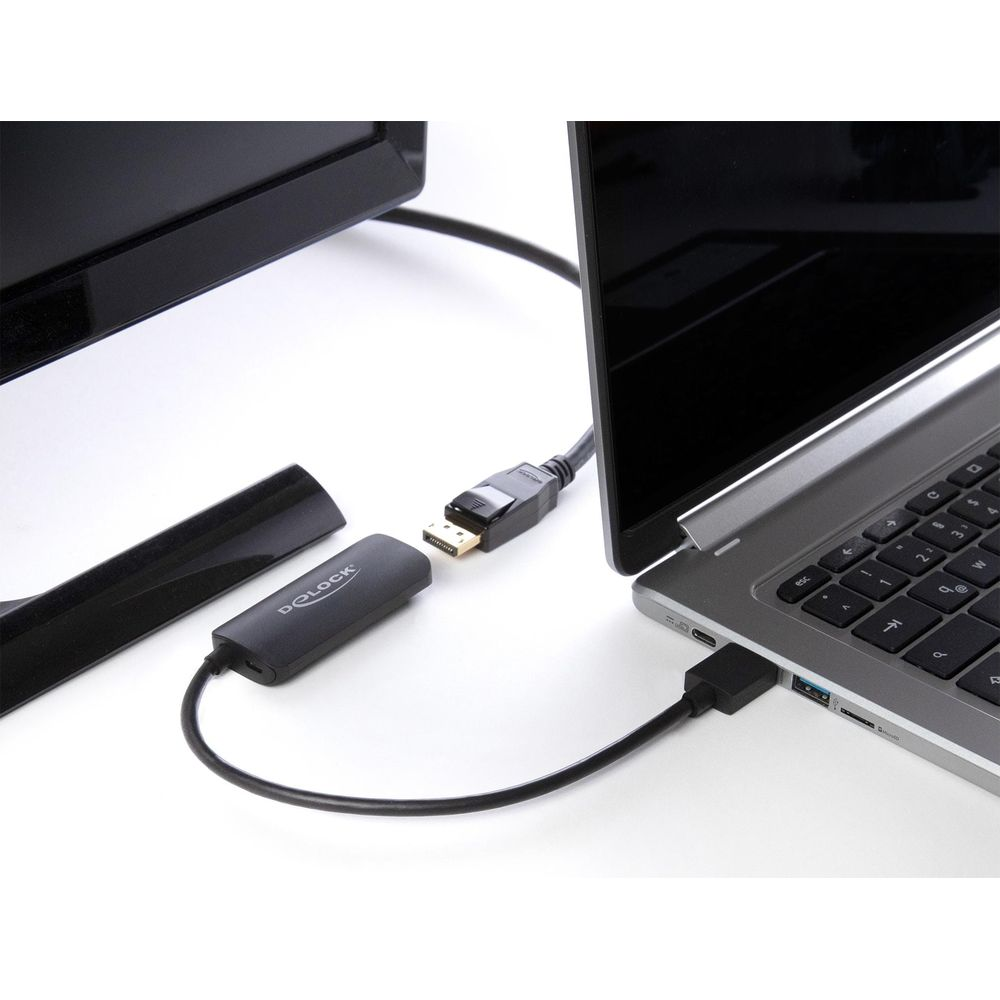 DELOCK 64213 ADAPTER 8K HDMI/DPP M/F Video-Adapter, Schwarz | MediaMarkt