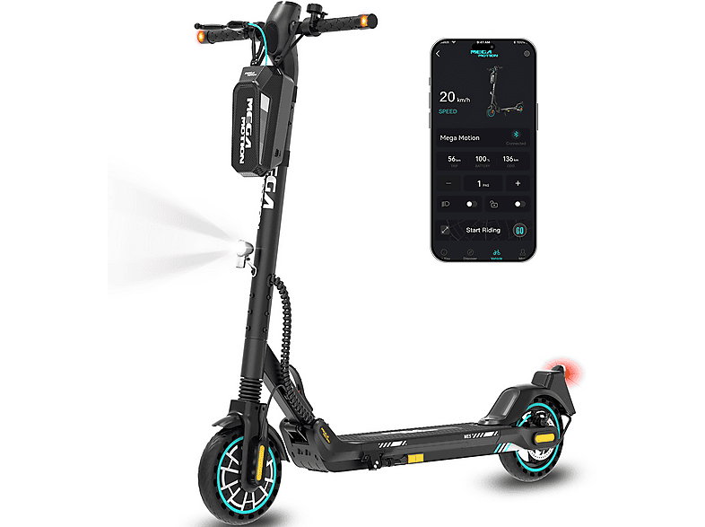MEGA MOTION ME5 E-Scooter (8,5 Zoll, HB15-Schwarz) | MediaMarkt