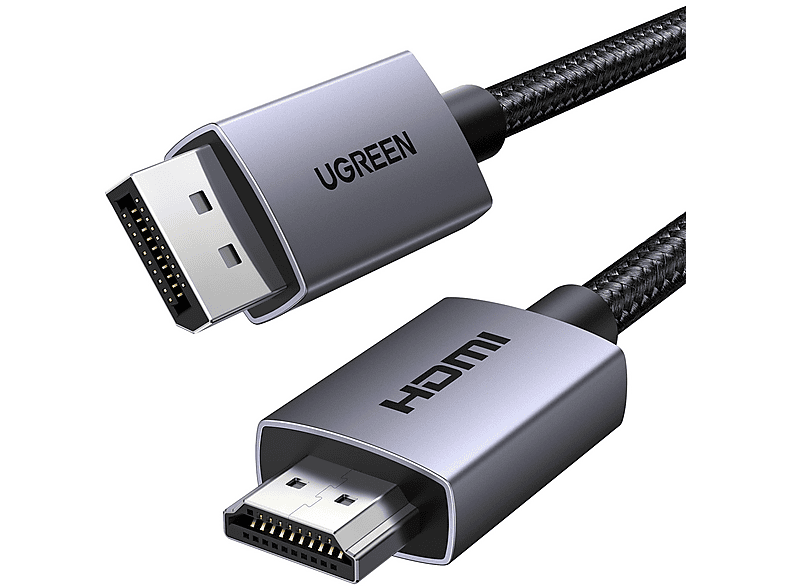 UGREEN 4K 1080P 120 Hz Displayport 1.2 to 1.4 Örgülü 3 m 35843 HDMI ...