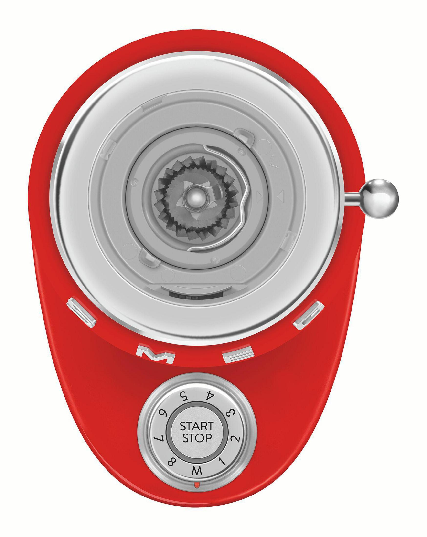 Molinillo de café | SMEG CGF03, 150 W, 240 g, Rojo | MediaMarkt