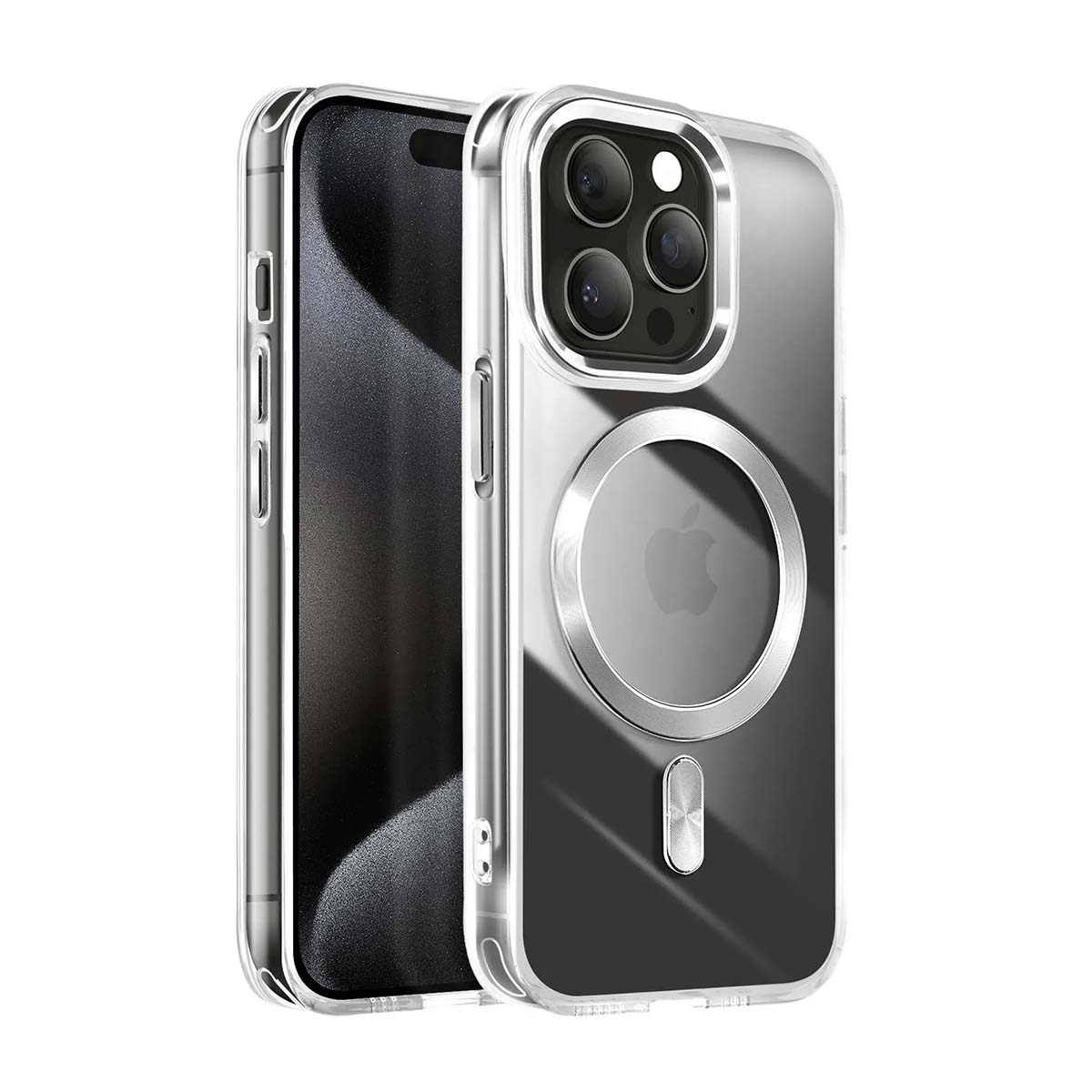 AVIZAR DIAMSL15P, Full Cover, Apple, iPhone 15 Pro, Grau | SATURN