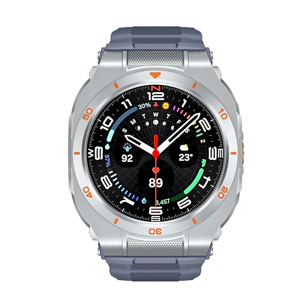 INF 417297, Ersatzarmband, Samsung, Galaxy Watch Ultra 47 GDB, Silber ...