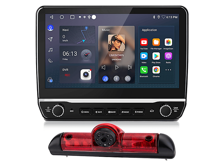 JUNSUN FIAT Ducato Peugeot Boxer 64GB KAMERA Autoradio, FM, Bluetooth ...