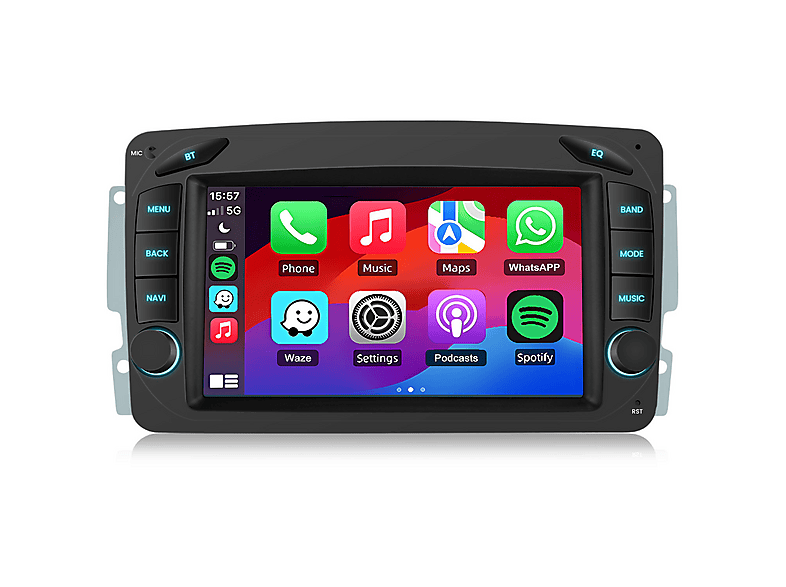 System multimedialny HEXINEX Mercedes Benz C-Class W203 S203 2000-2005 ...
