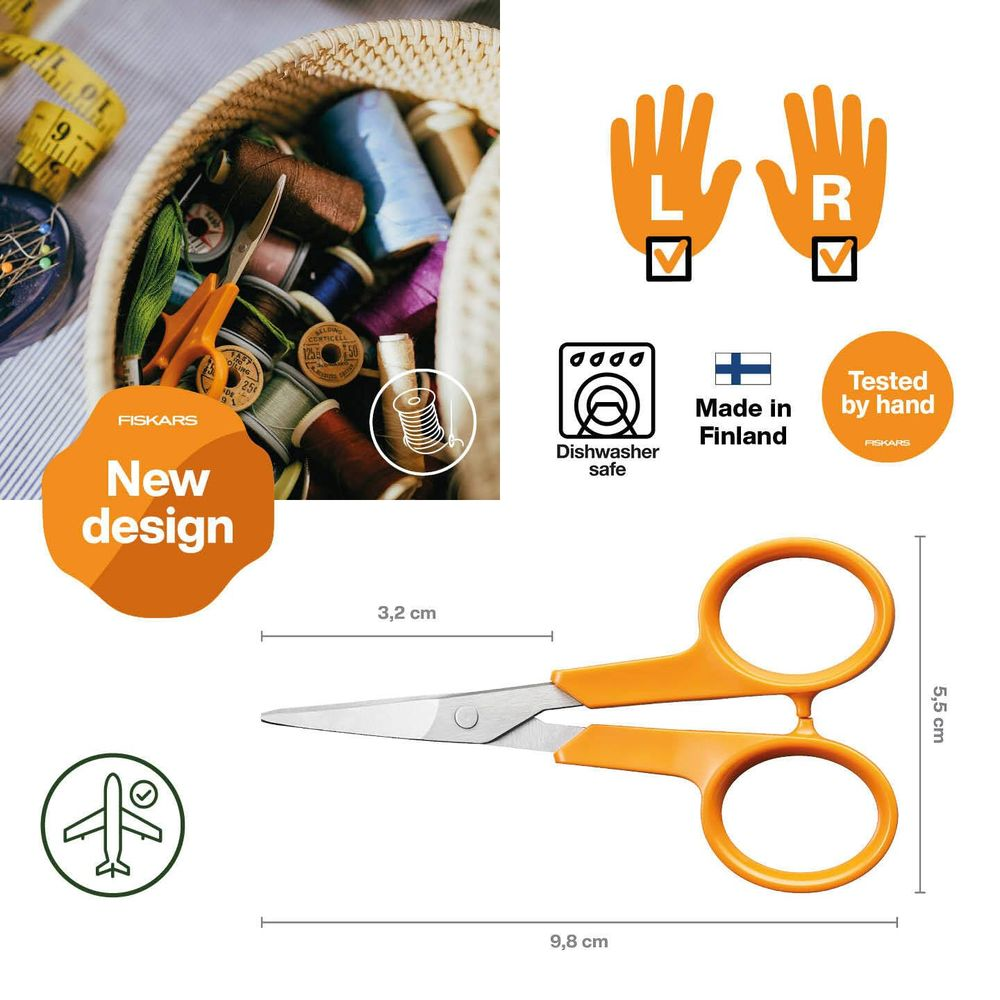 FISKARS Schere gebogen Einzelbild | MediaMarkt