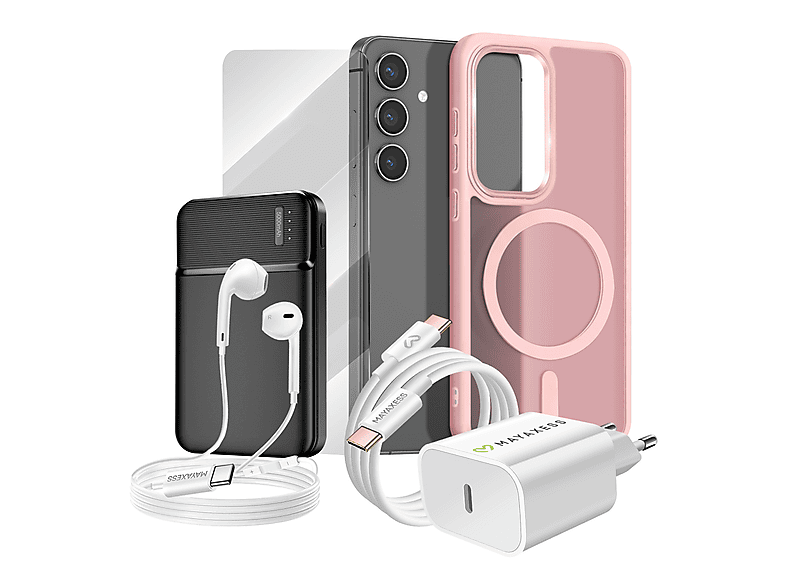 AVIZAR COMFORTPKS24N, Full Cover, Samsung, Galaxy S24, Rosa | SATURN