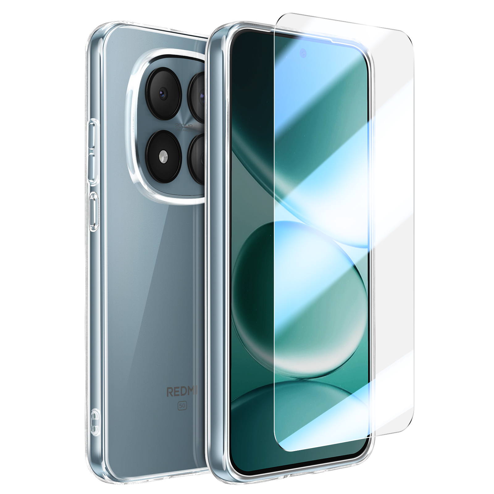 AVIZAR Complete Protection Pack, Bumper, Xiaomi, Redmi Note 15 Pro 5G ...