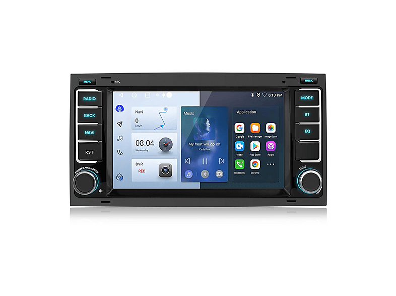 AWESAFE VW Transporter Multivan T5 Touareg Autoradio 32 GB, DAB+, FM ...