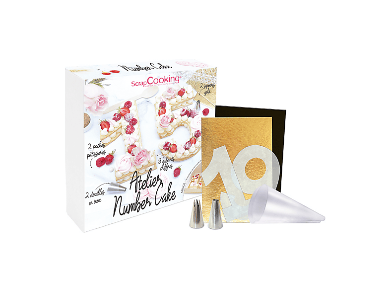 SCRAP COOKING Atelier Number Cake Zahlenkuchen-Backset | MediaMarkt