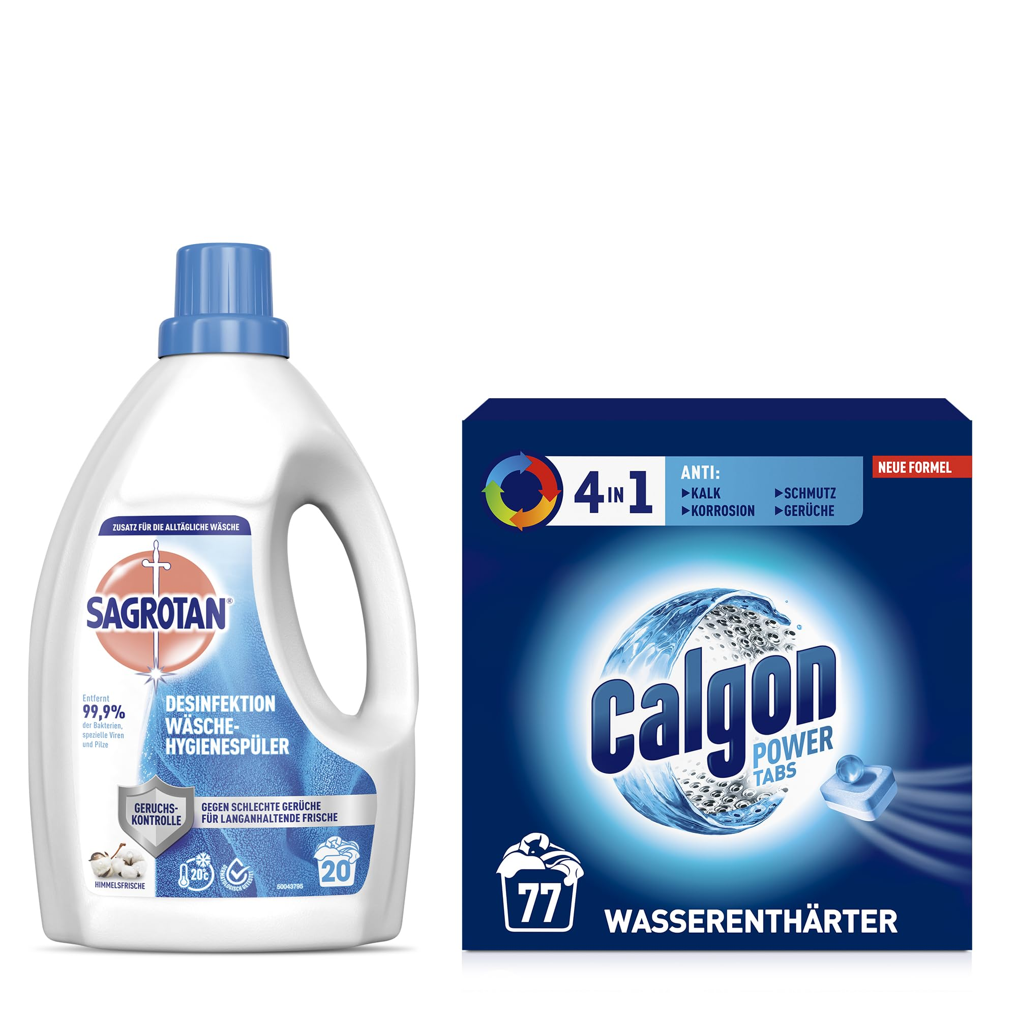 CALGON Power Tabs 77 + Hygienespüler 1,5 l Waschzubehör Blue | SATURN