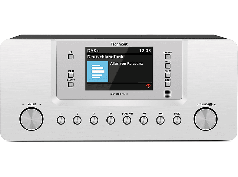 TECHNISAT 0001/2951 DIGITRADIO 574 IR, SILBER DAB+/Internetradio ...