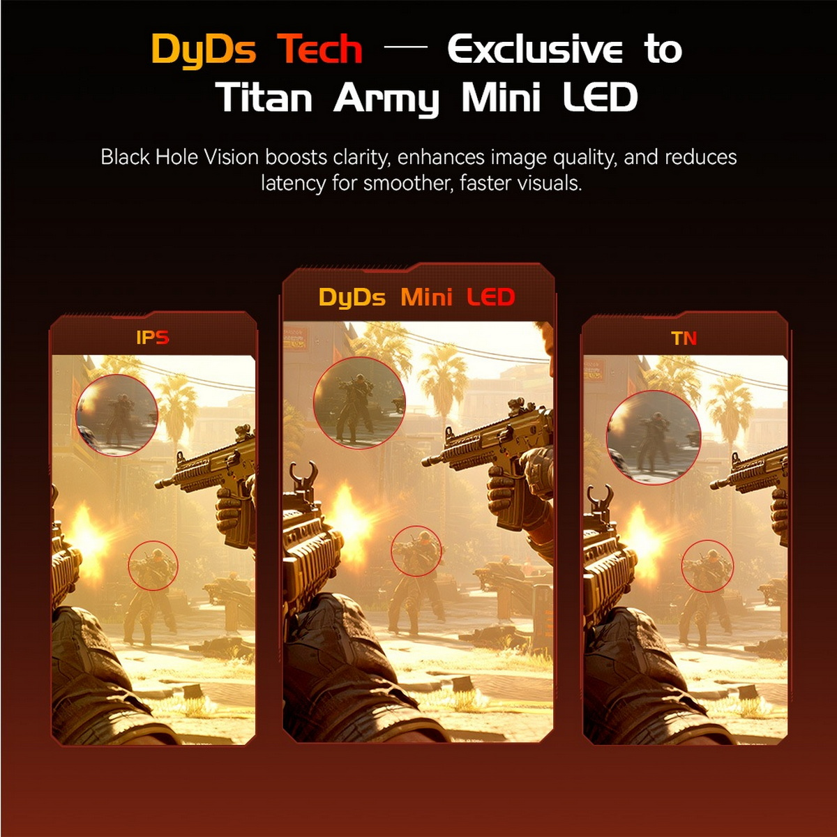 TITAN ARMY P276MS 27 Zoll QHD+ Gaming Monitor (1 ms Reaktionszeit ...