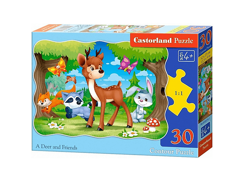 CASTORLAND A Deer and Friends 30 pcs Puzzle | SATURN
