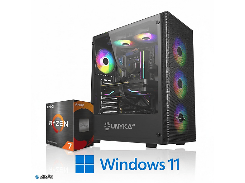JOYBE COMPUTERS DESKTOP GAMING Apex, AMD, AMD Ryzen™ 7 5700X, 3.40 GHz ...