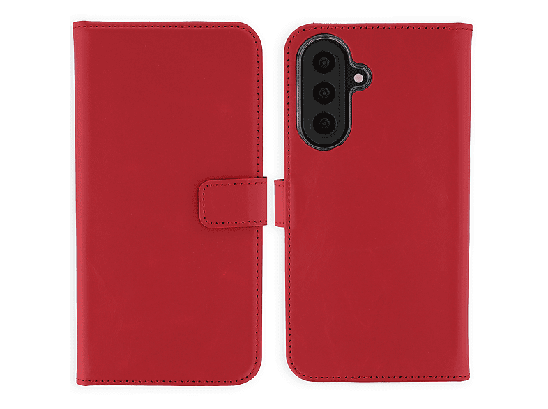 SELENCIA Klapphülle aus Echtleder, Bookcover, Samsung, Galaxy A57 (5G ...