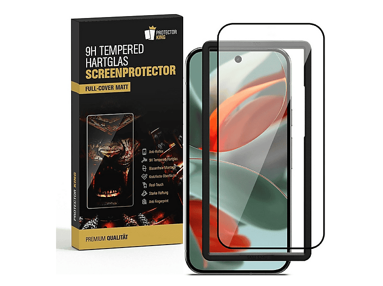 PROTECTORKING 5x 9H Panzerglas Full-Screen Protector matt Displayschutz ...