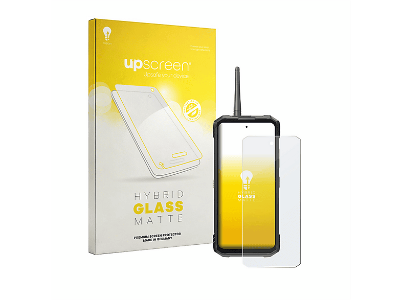 UPSCREEN Entspiegelungs Schutzglas Panzer Folie Glas matt Schutzfolie ...