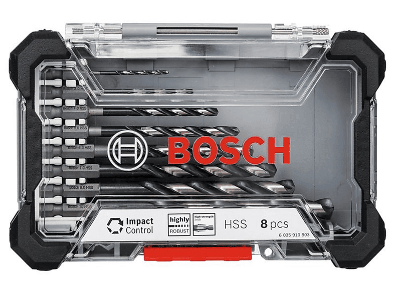 BOSCH PROFESSIONAL 2608577146 BOHRER-SET IMPACT CONTROL HSS 8TEILIG ...