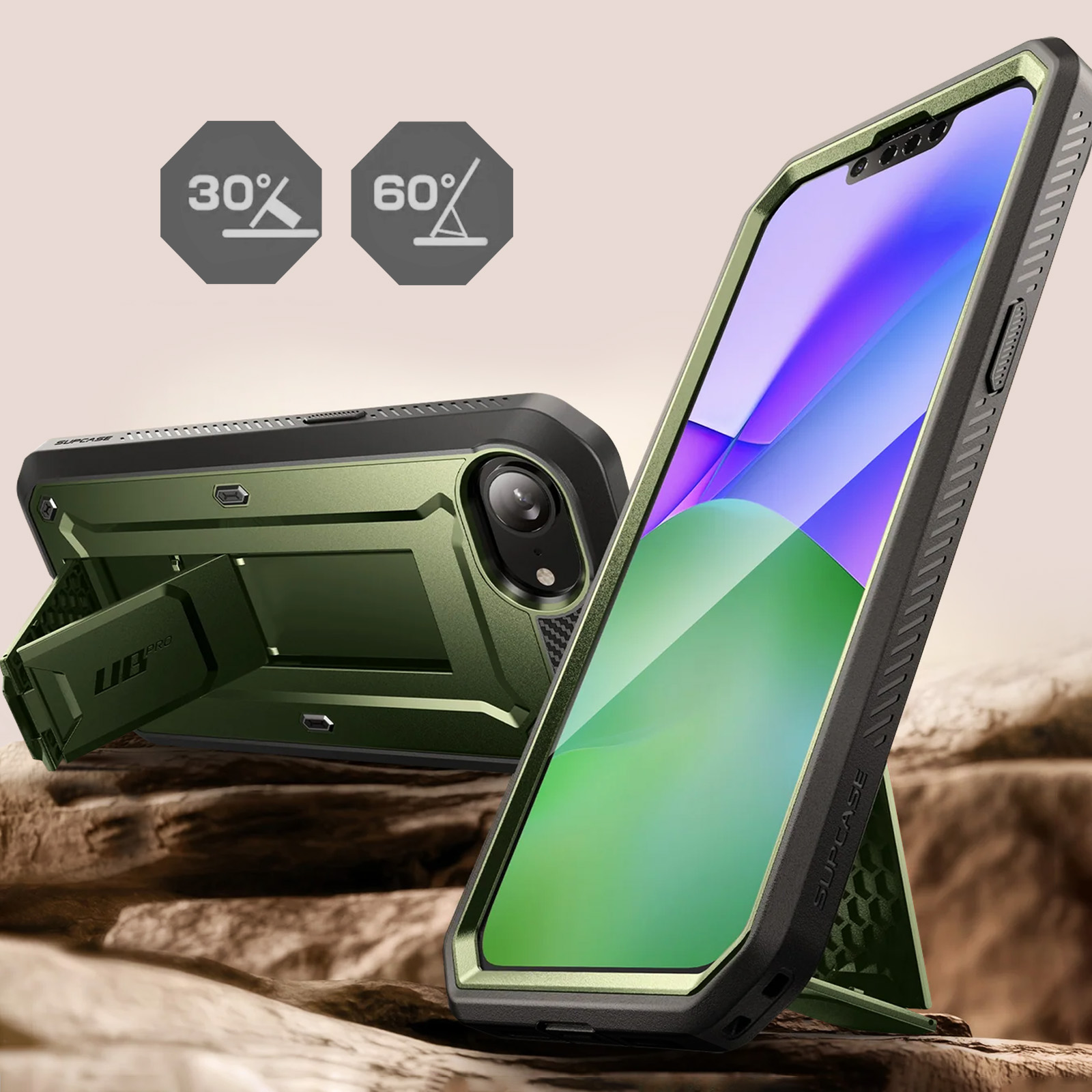 SUPCASE Unicorn Beetle Pro, Bumper, Apple, iPhone 17e, Grün | MediaMarkt
