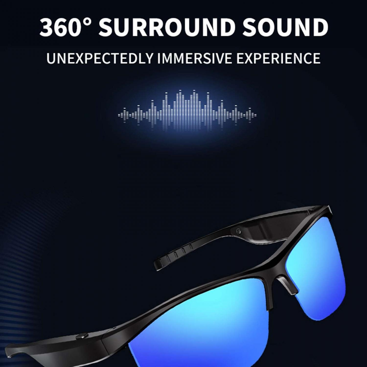 DARMLINK Übersetzungsfunktion, Stereo-Sound, Bluetooth KI-Brille ...