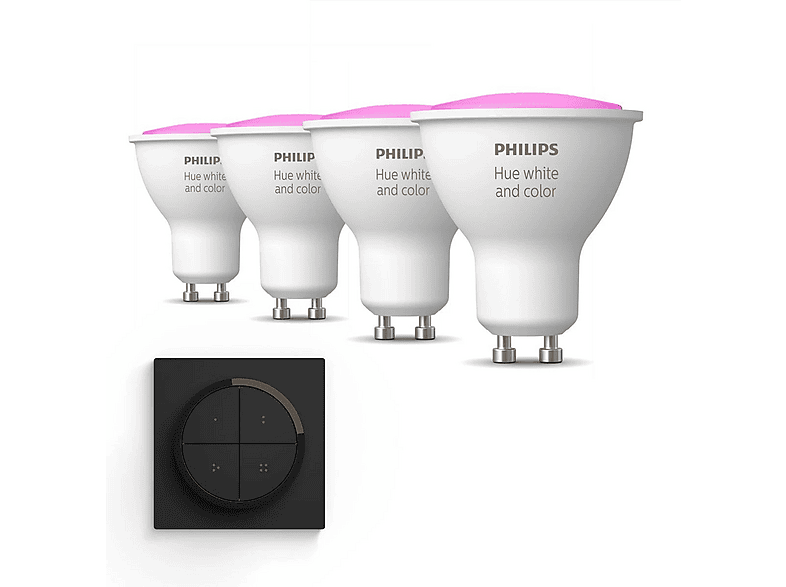 Bombilla inteligente | PHILIPS HUE White and Color Ambiance, Casquillo ...