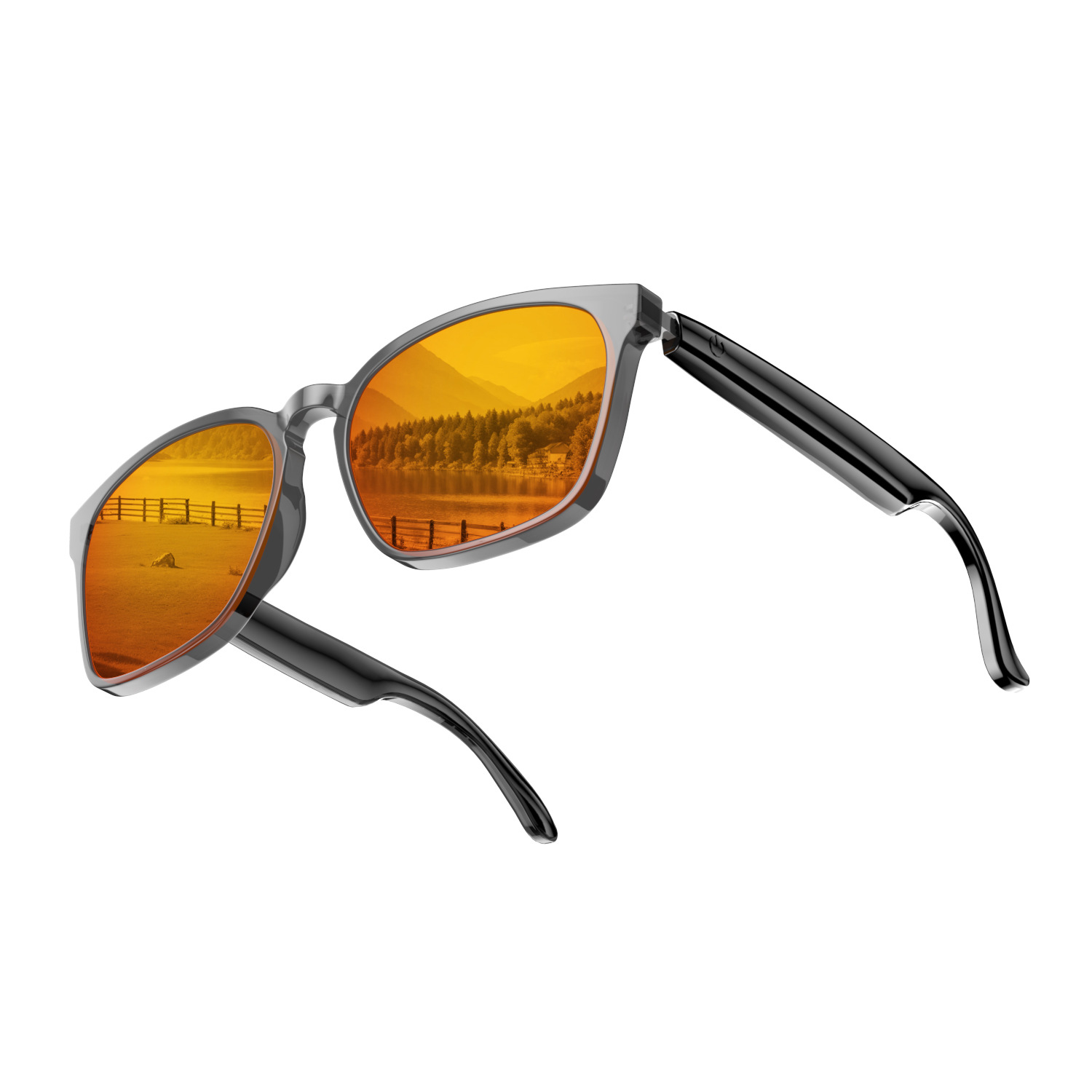 HIYORI Bluetooth 5.4, KI-Übersetzung, Magnetisches Laden Smartbrille ...