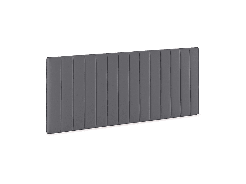 Cabecero | VS VENTA-STOCK Eris tapizado 160x60 cm Gris oscuro, 160 cm x ...