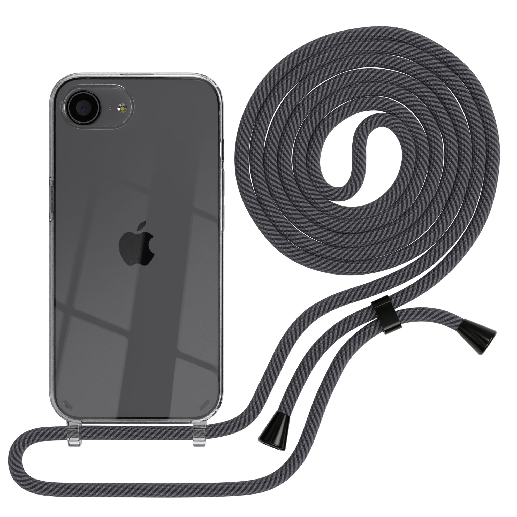 EAZY CASE Clear Cover mit Umhängeband, Umhängetasche, Apple, iPhone 17e ...