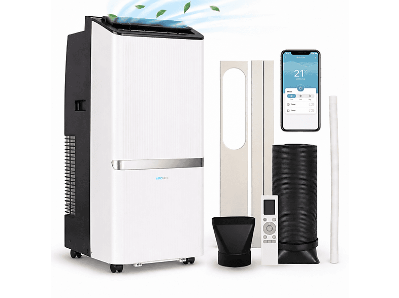AIRONEX MA12 Mobiele Airco Wit 10000 BTU/h | MediaMarkt