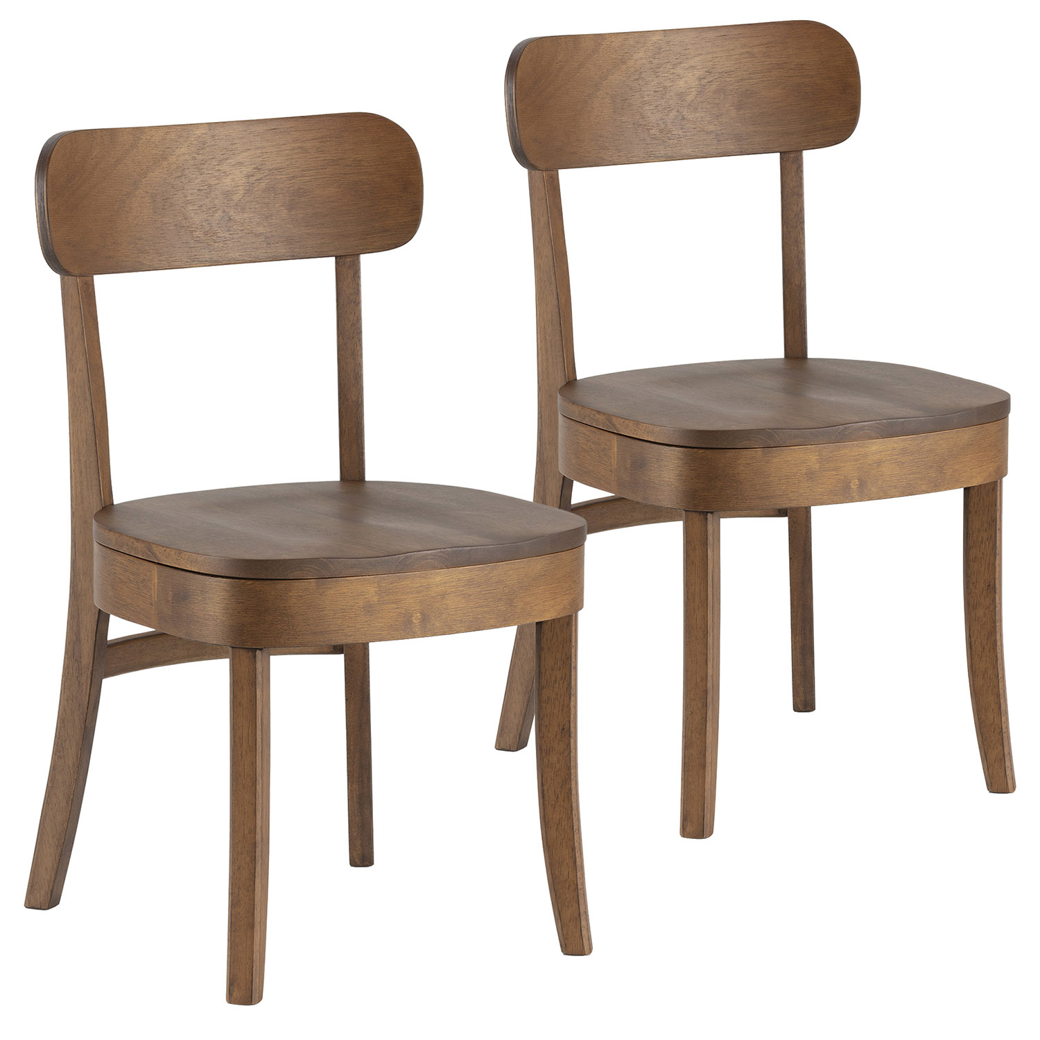 Silla de comedor | VS VENTA-STOCK Nala Color Nogal, Madera Maciza ...