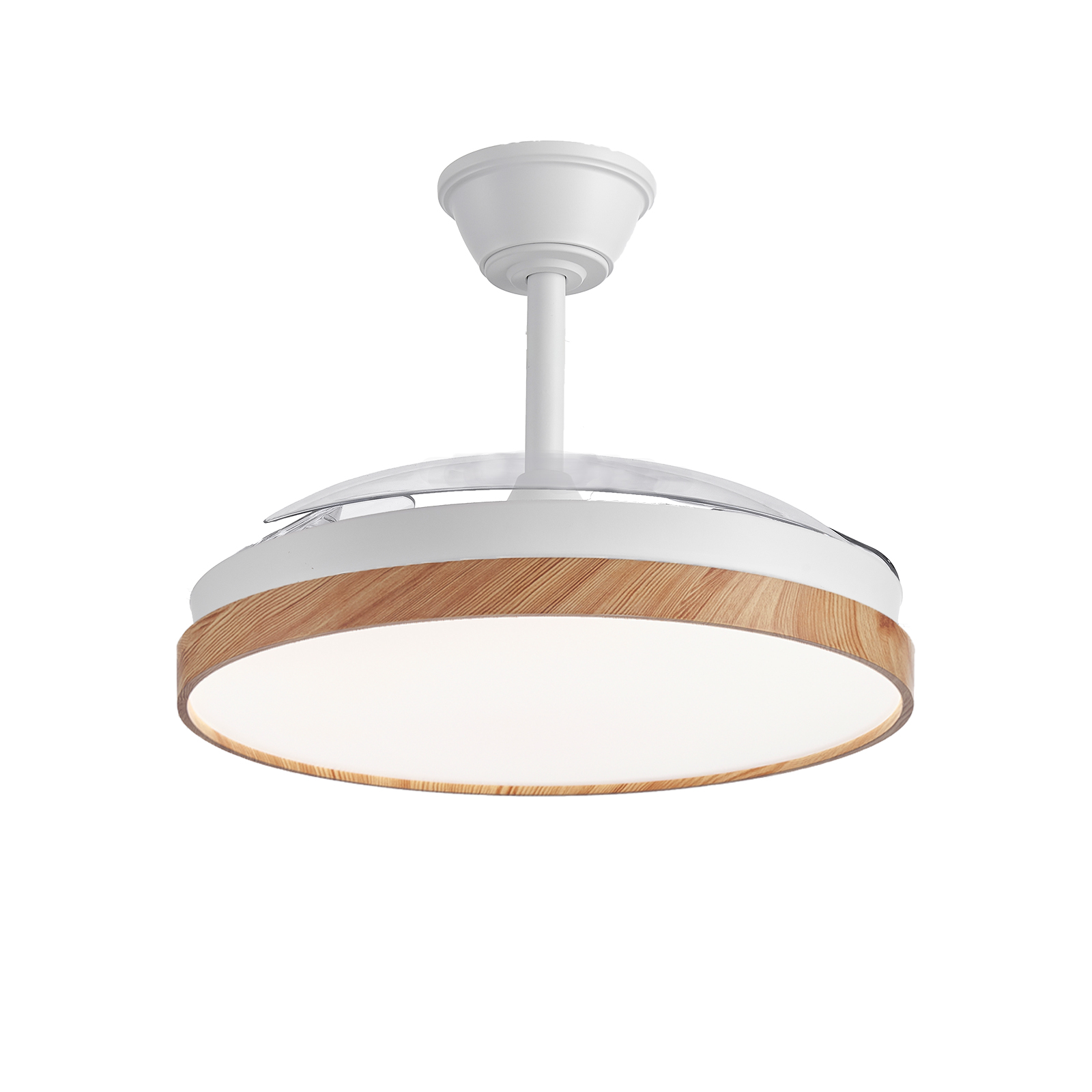 Ventilador de techo con luz LED | YOEVU EOS NATUREW, 72 W, 6 ...