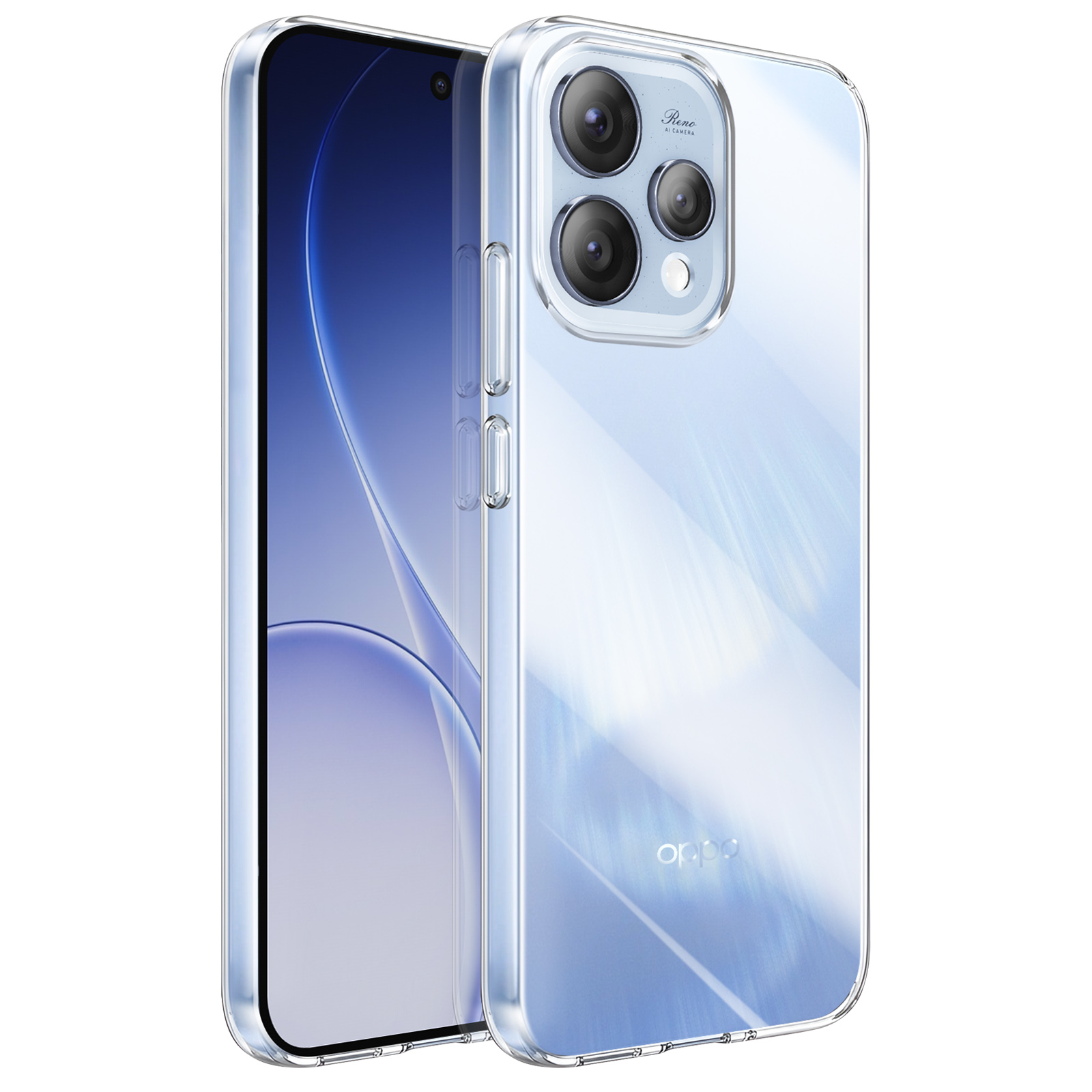 Carcasa para móvil | AVIZAR ClearSafe, Compatible con Oppo Reno 15 ...