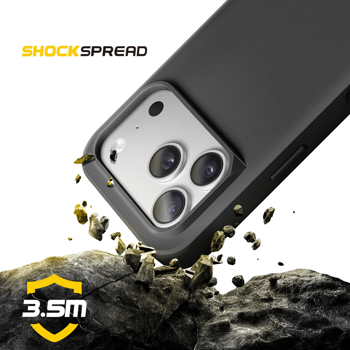 RHINOSHIELD NST0135352, Backcover, Apple, iPhone 17 Pro Max, Schwarz ...