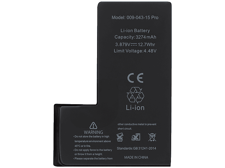 CLAPPIO BMS-15P Li-ion Akkus, 3274 mAh | MediaMarkt