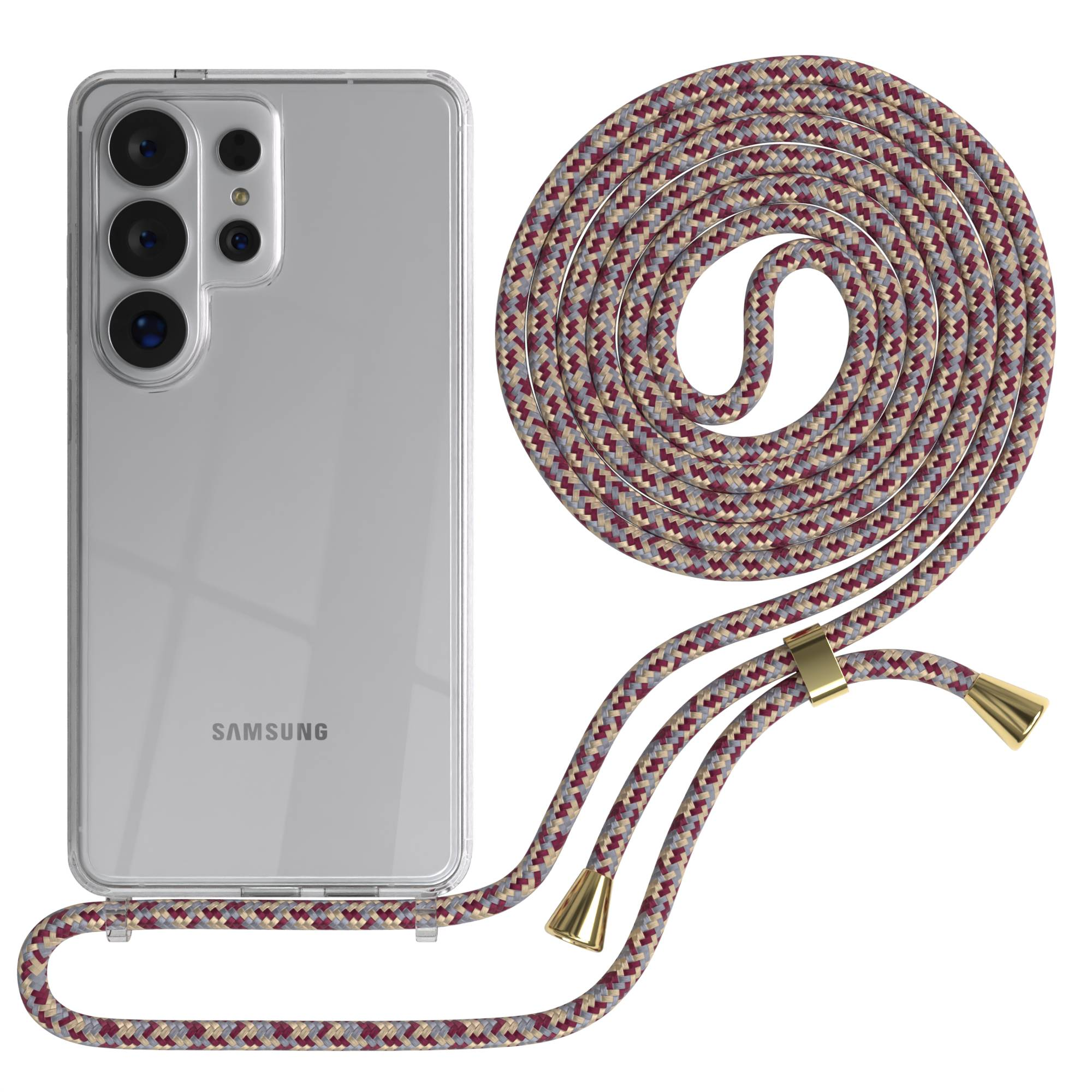 EAZY CASE Chain normal, Umhängetasche, Samsung, Galaxy S26 Ultra, Rot ...