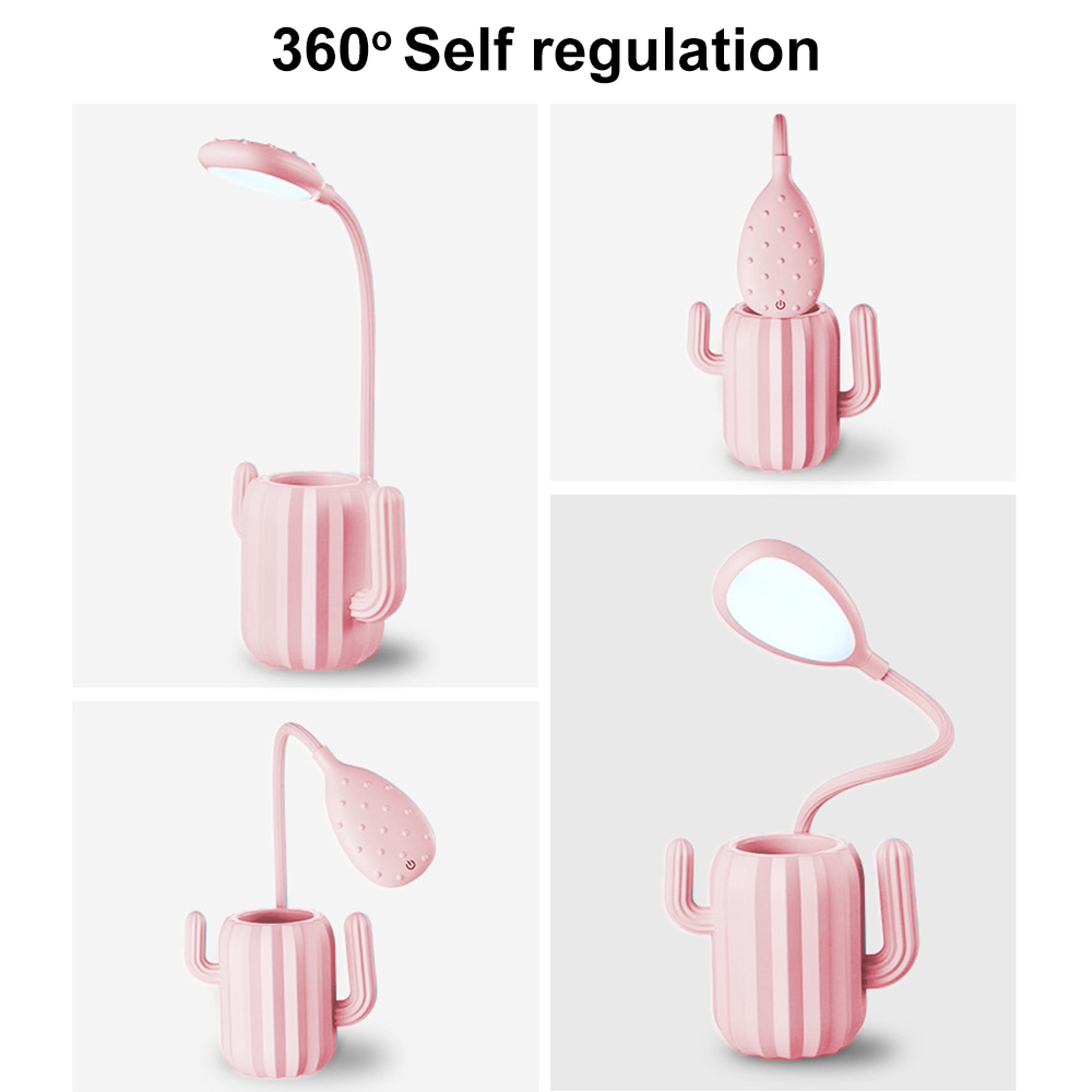 ZORYLA Kaktus LED Dimmbar Stiftehalter Schreibtischlampe | MediaMarkt