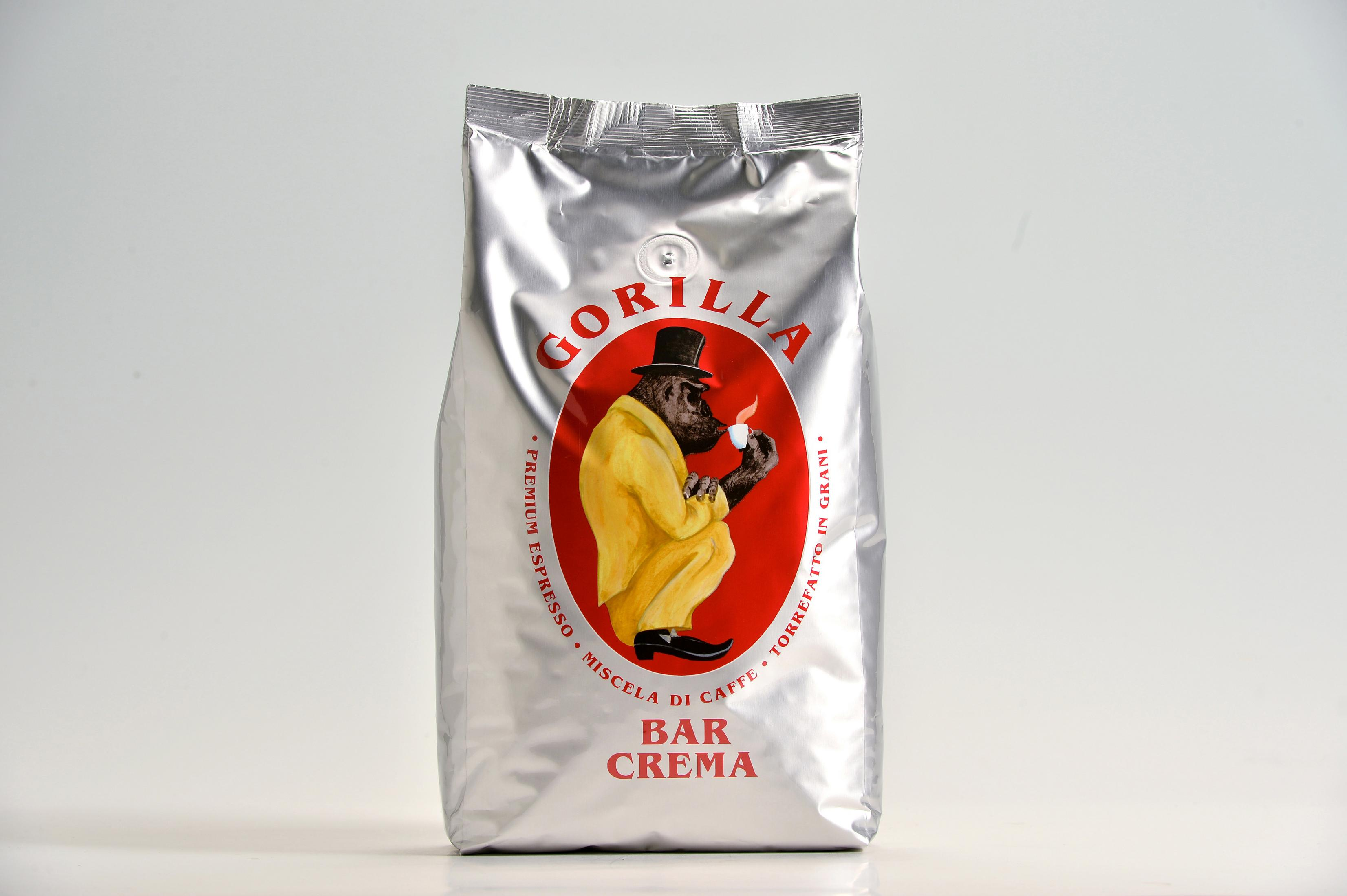 JOERGES CAFFÈ IN GRANI Espresso Gorilla Bar, 1000 g, Mild ma deciso ...