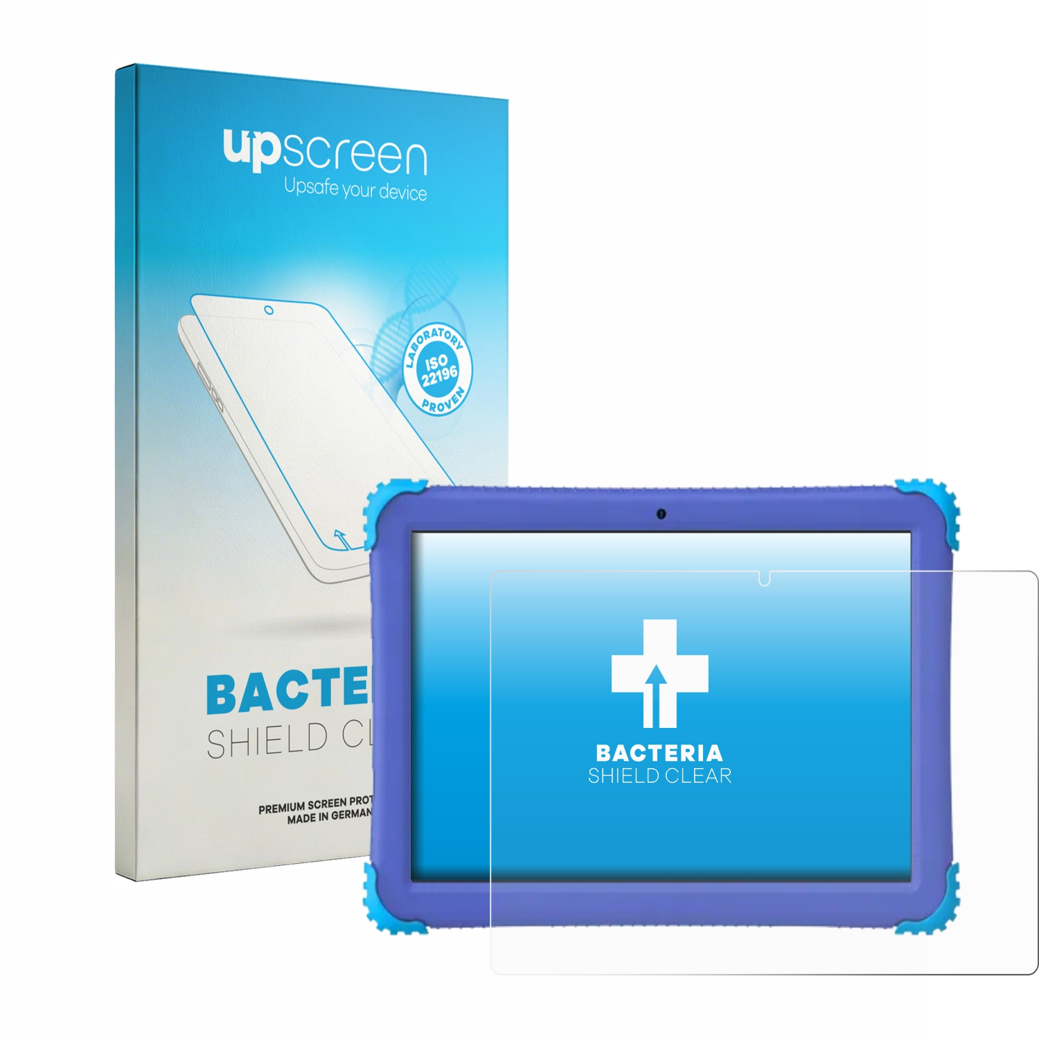 UPSCREEN antibakteriell klare Schutzfolie (für Sky Devices Kids Pro 1 ...