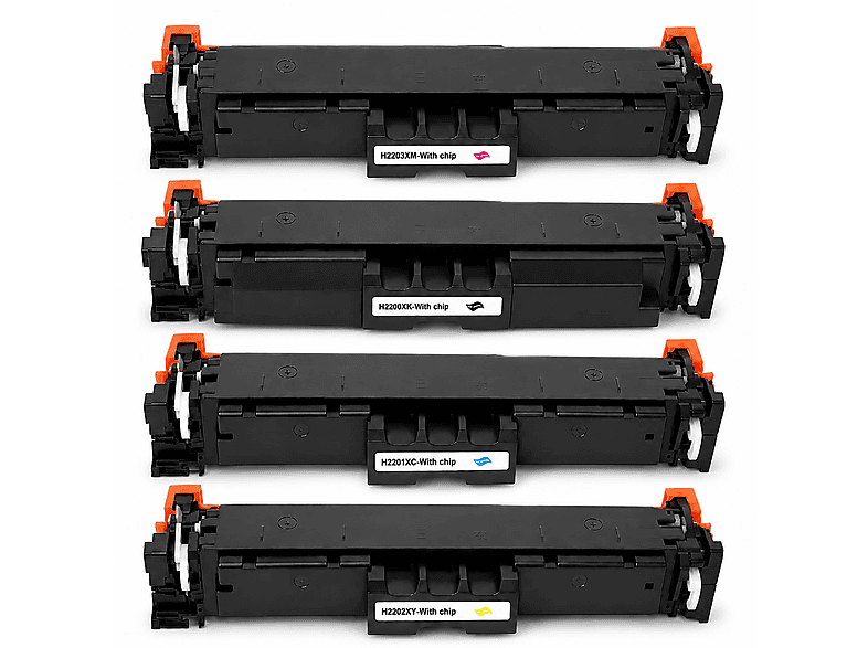 GIGAO Color LaserJet Pro MFP 4302 220X 4er Set Toner Multipack 4-Farben ...