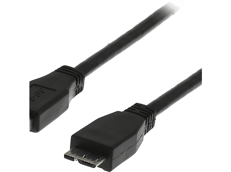 DELTACO 51727629 USB 3.0-Kabel, schwarz | MediaMarkt