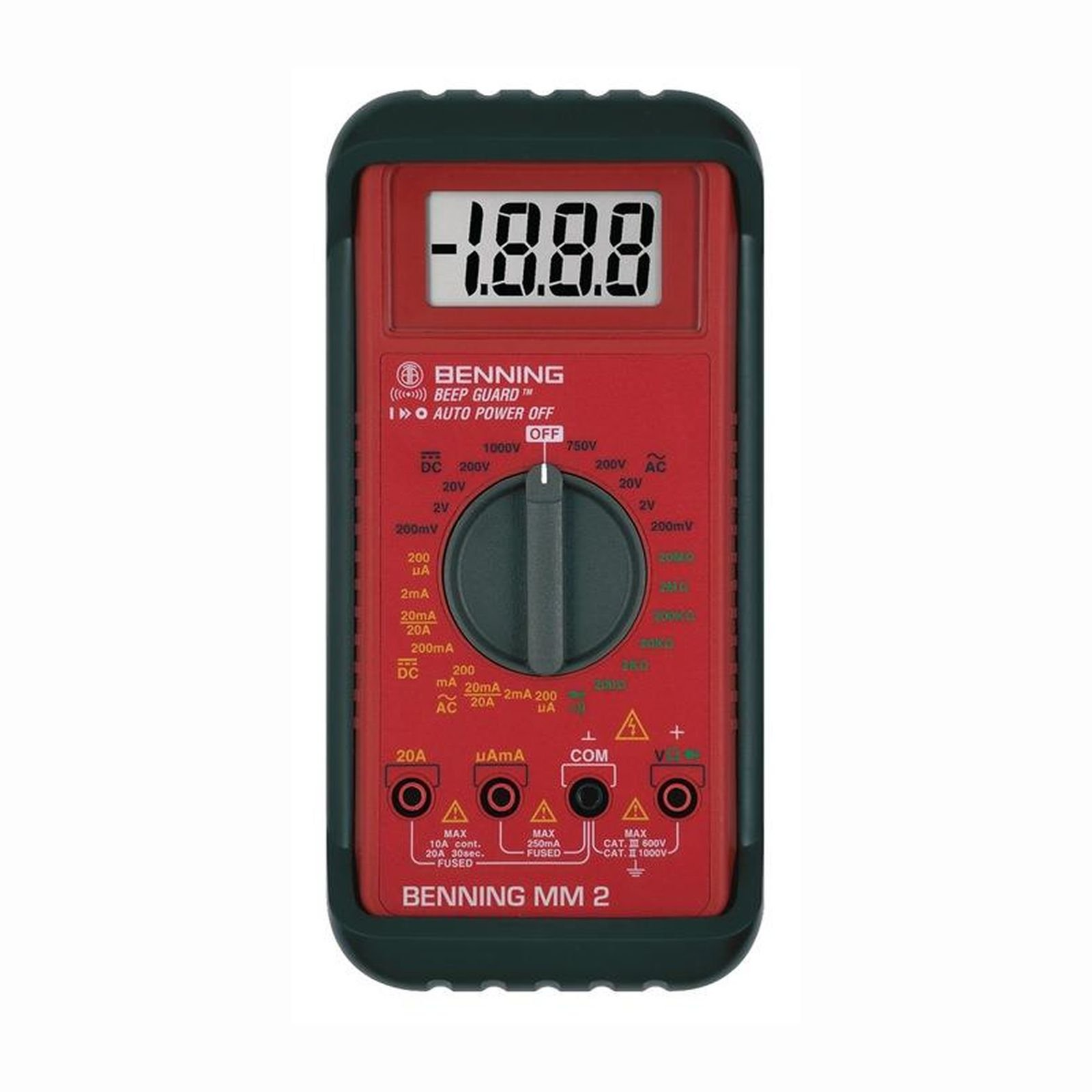 BENNING Benning Digital Multimeter 1000V Messbereich MM2 Multimeter ...