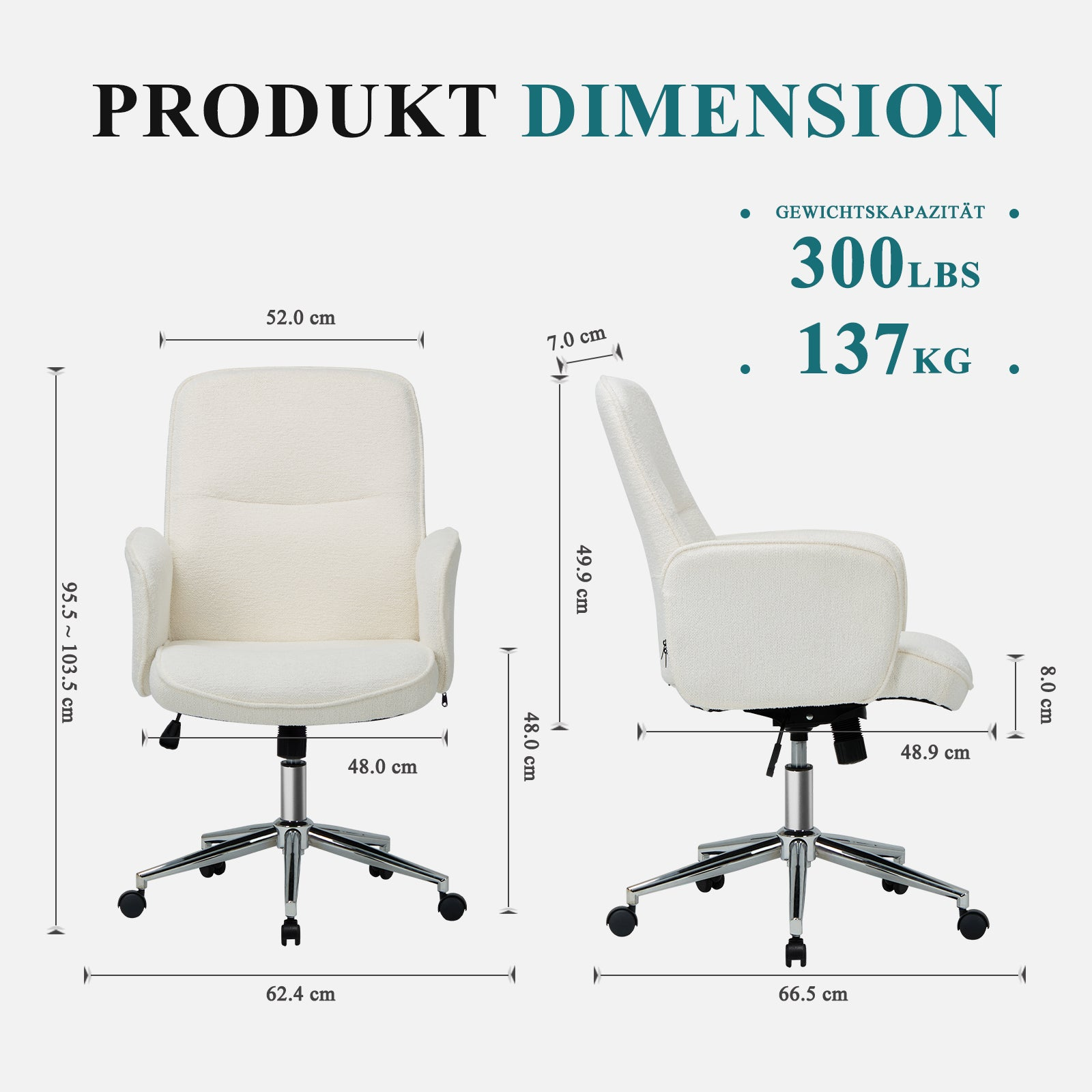COLAMY Muschel-Rückenlehne Bürostuhl | MediaMarkt
